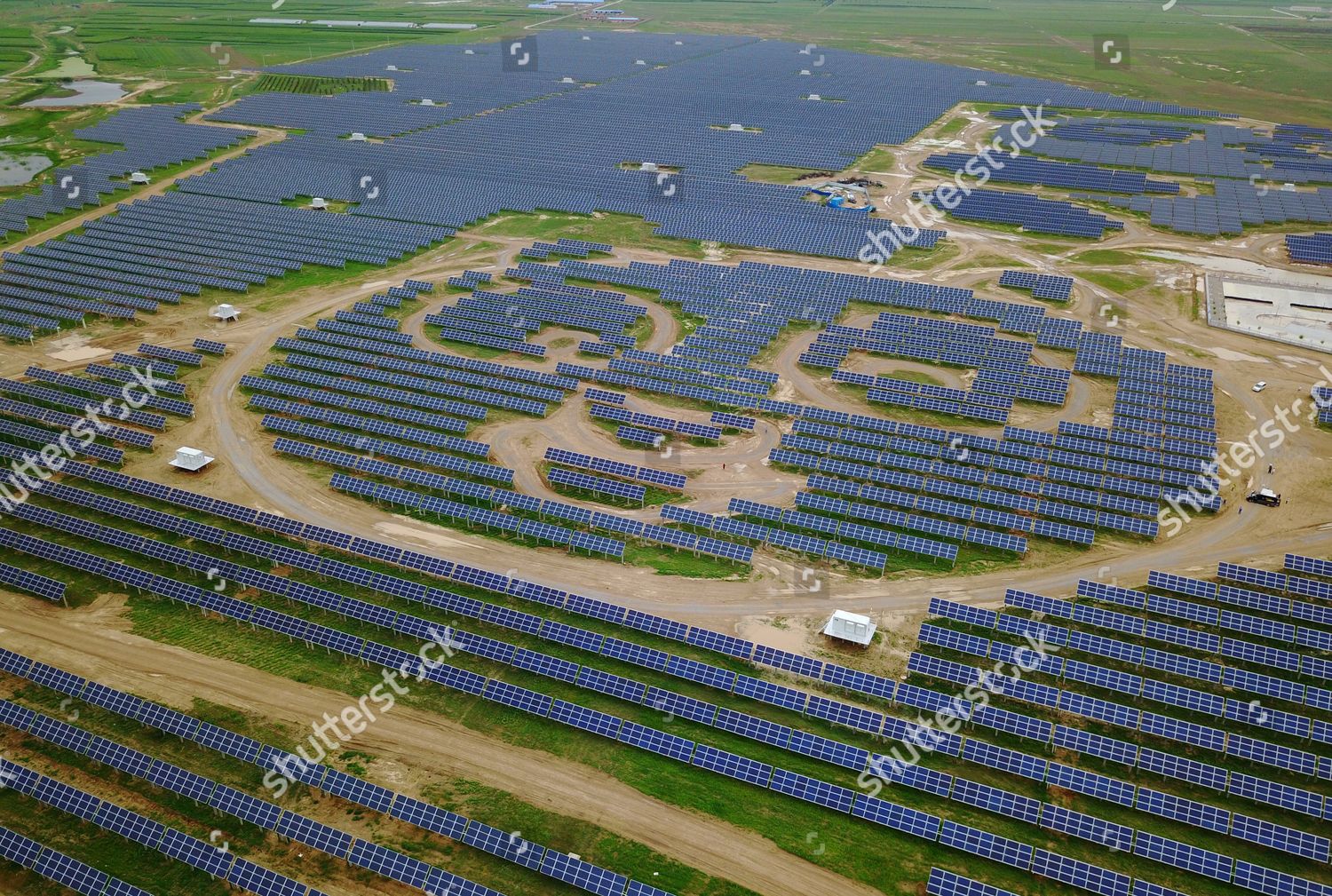 Aerial View Datong Panda Power Plant Editorial Stock Photo - Stock ...