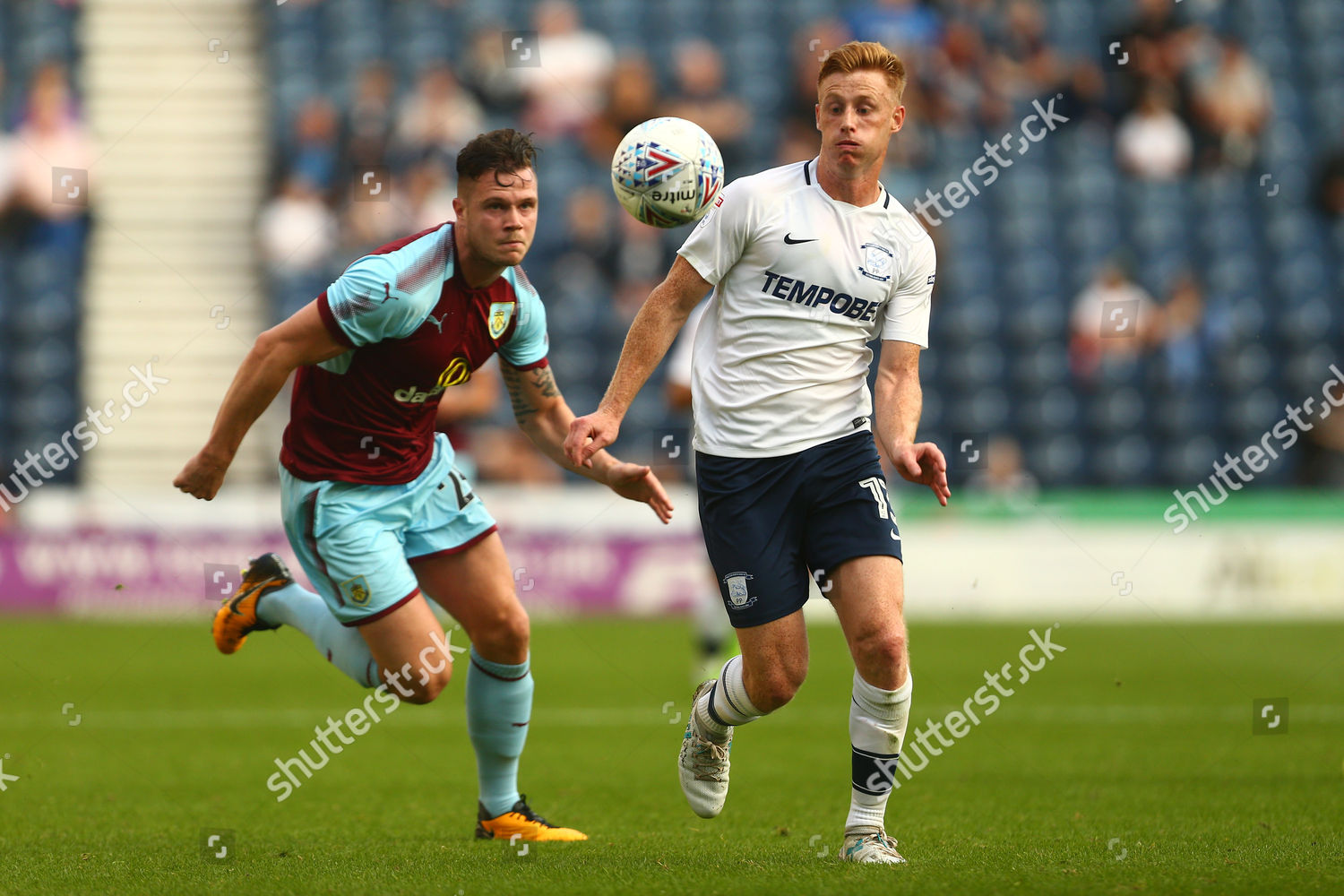 Kevin Long Burnley Chases Eoin Doyle Editorial Stock Photo - Stock ...