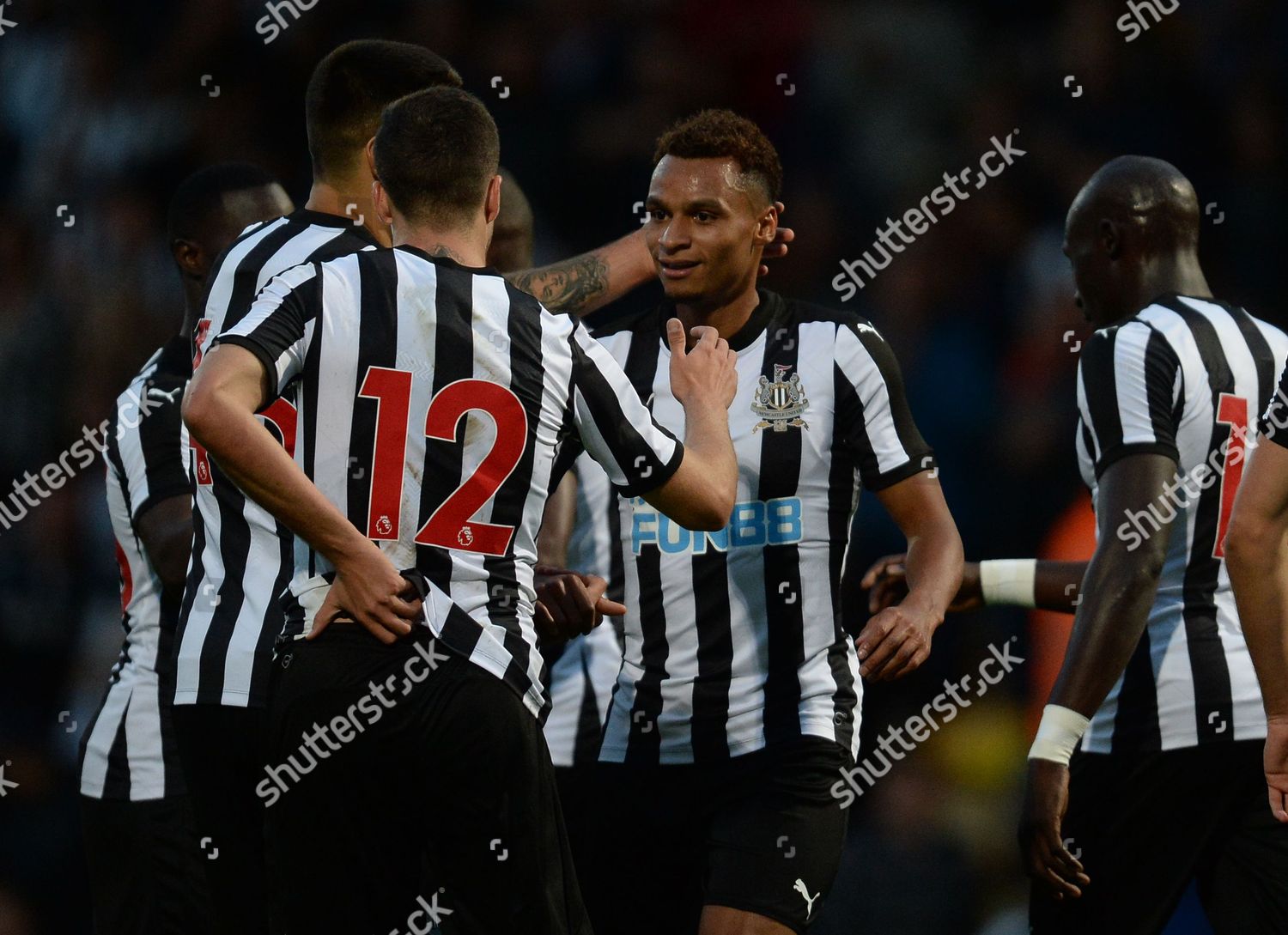 Jacob Murphy Newcastle United Congratulated By Editorial Stock Photo ...