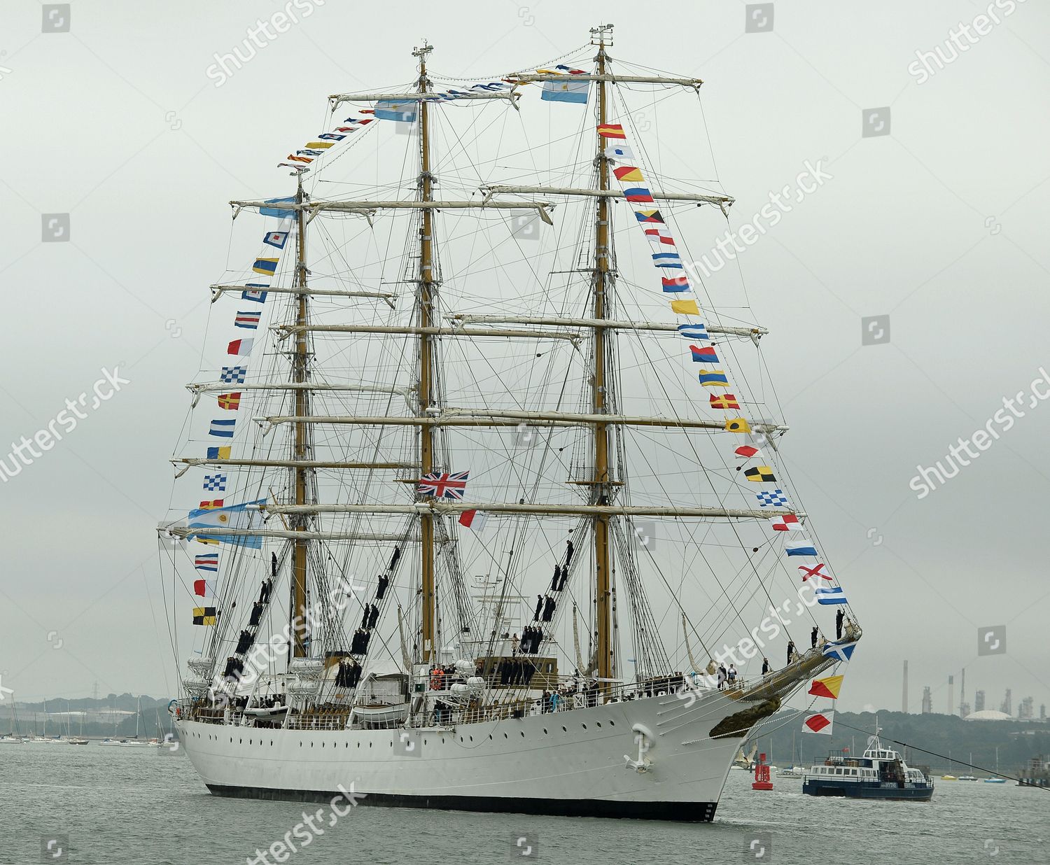 Argentinian Frigate Ara Libertad Arrives Southampton Editorial Stock ...