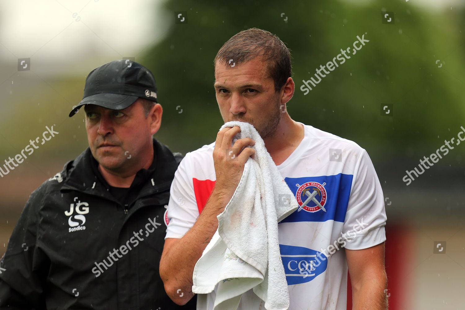 Michael Cheek Dagenham Leaves Pitch Physic Editorial Stock Photo ...