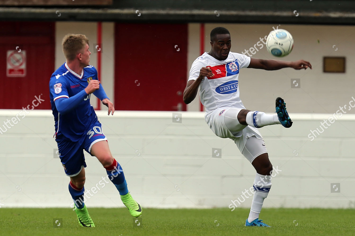 Morgan Ferrier Dagenham Mark Mckee Stevenage Editorial Stock Photo ...
