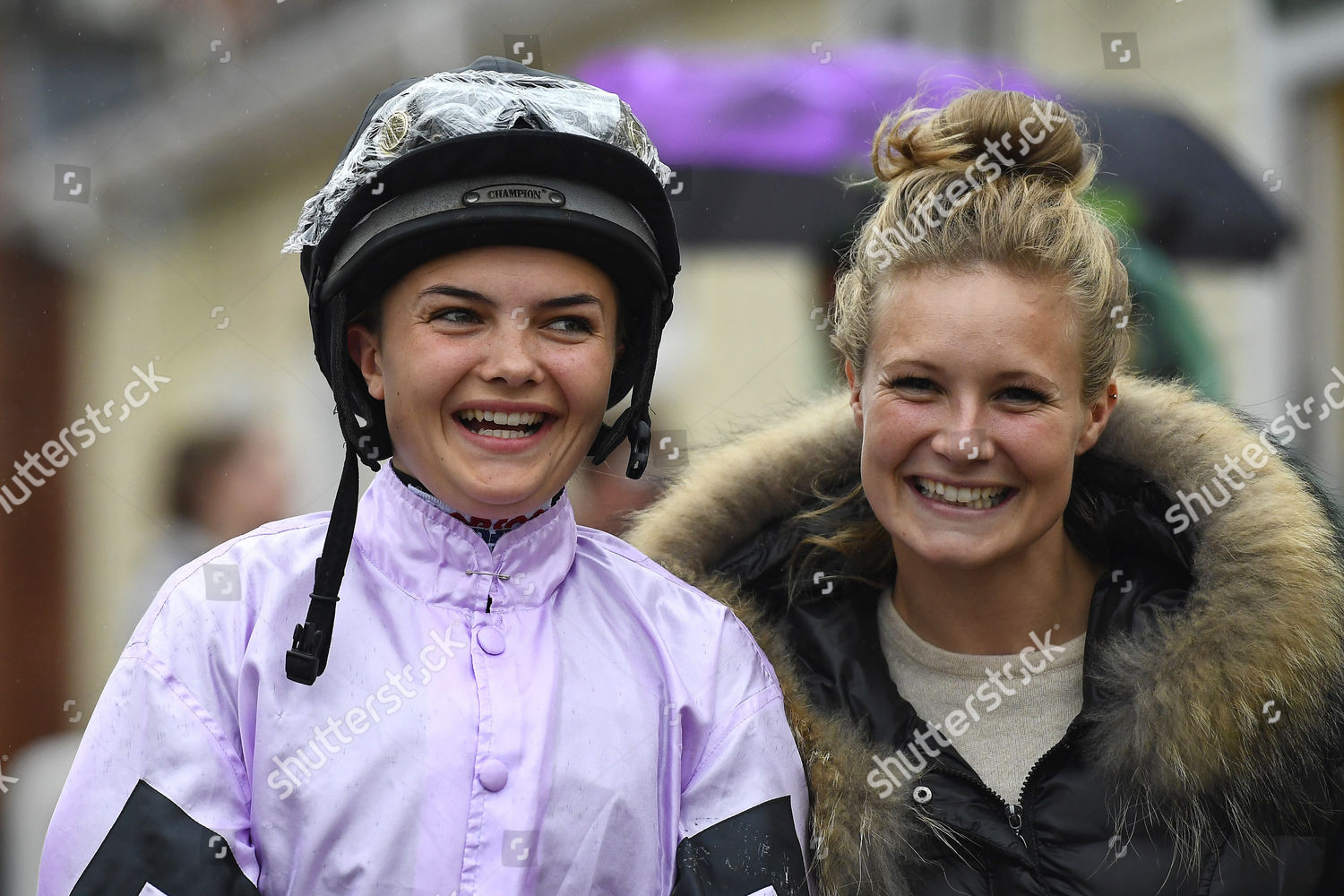 Jockey Megan Nicholls Friend Outside Weighing Editorial Stock Photo - Stock Image | Shutterstock