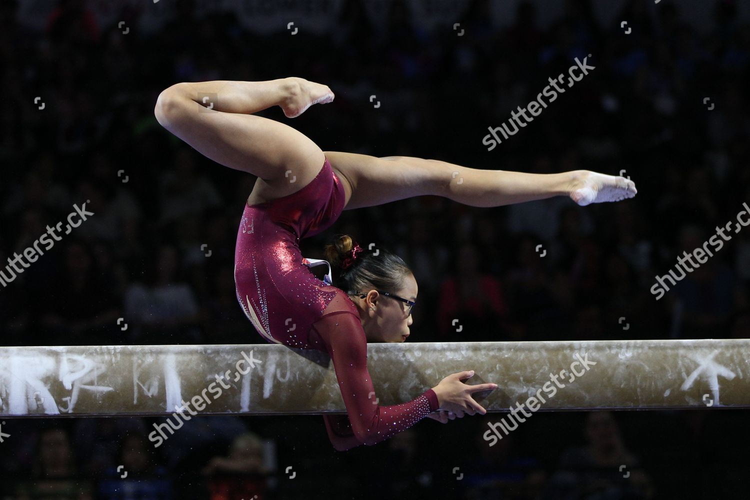 Gymnast Morgan Hurd Competes Senior Competition Editorial Stock Photo ...