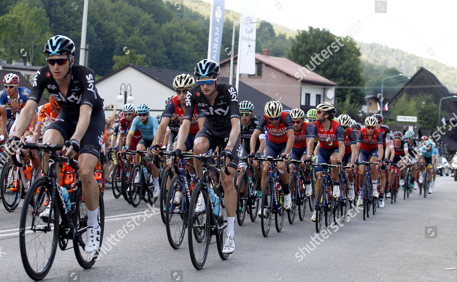 Pack Cyclists Action During Third Stage Editorial Stock Photo - Stock ...