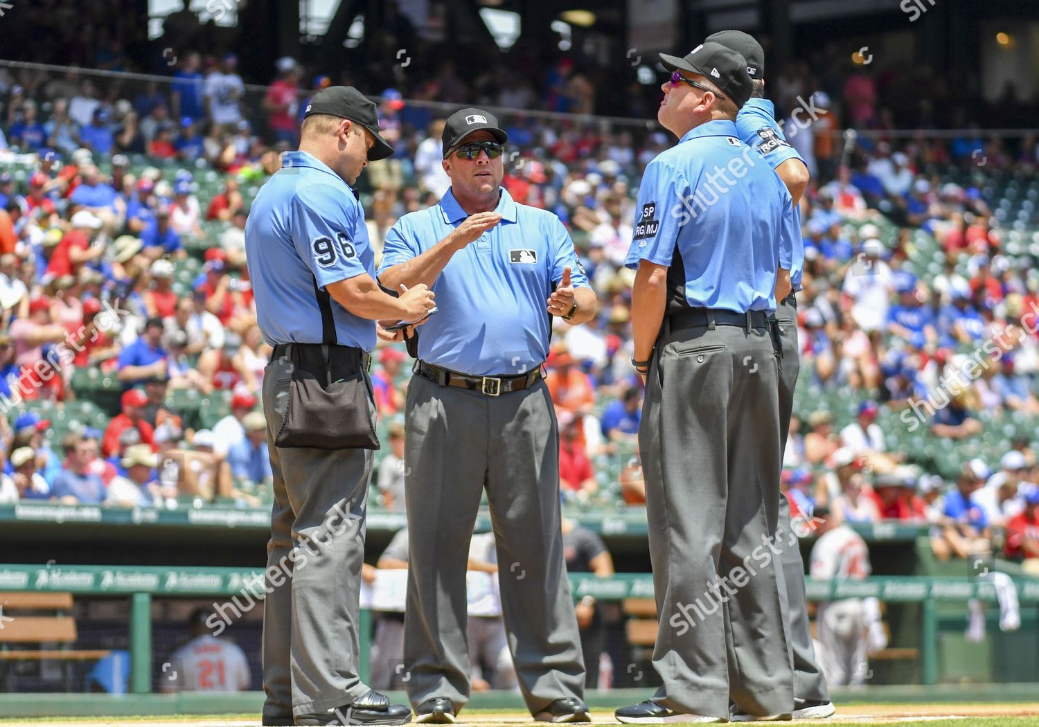 Mlb Umpire Chris Segal 96 Umpire Editorial Stock Photo - Stock Image ...