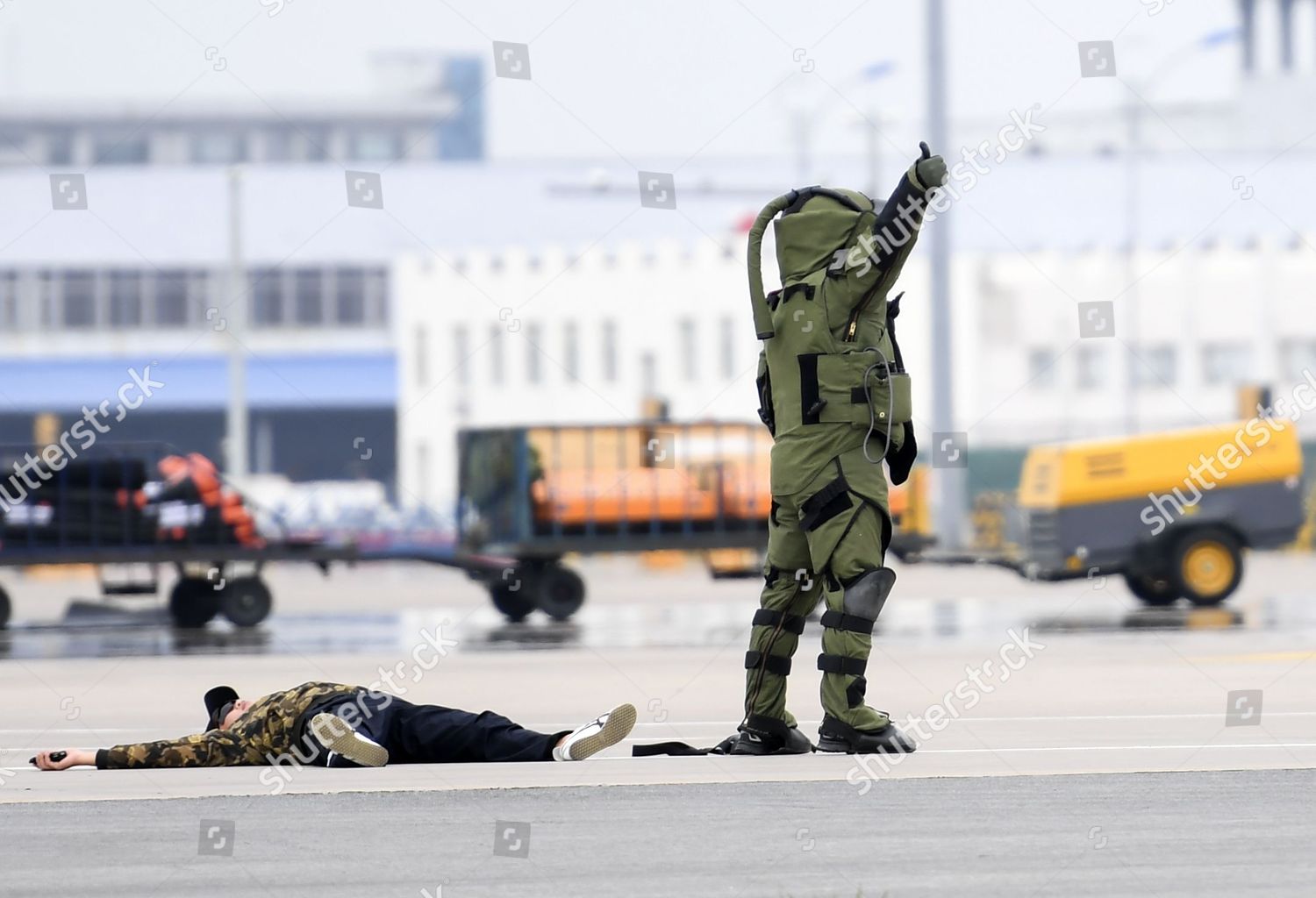 Plane Hijack Drill Changchun Airport Editorial Stock Photo - Stock ...