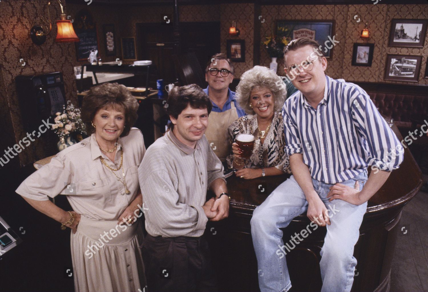 Barbara Knox Rita Fairclough Richard Signy Editorial Stock Photo ...