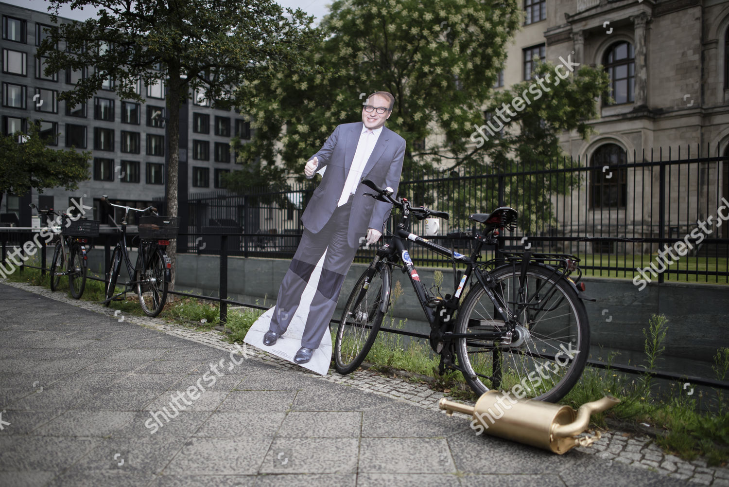 Cardboard Dummy German Transport Minister Alexander Editorial Stock ...