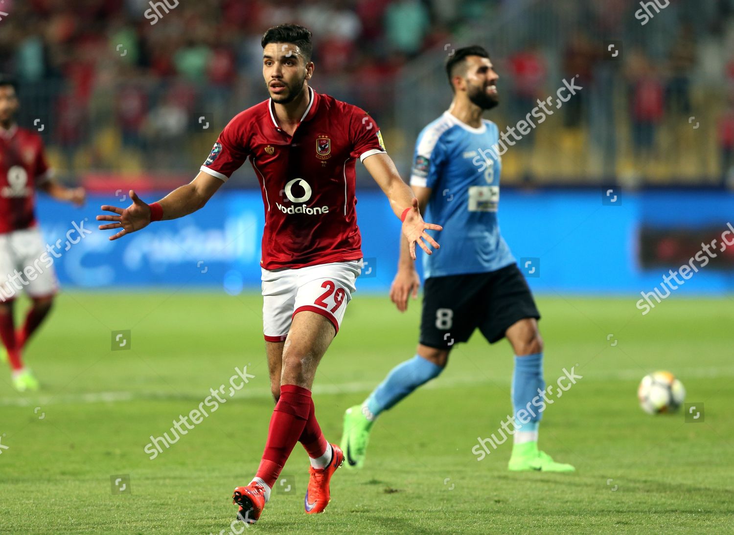 Alahly Player Walid Azaro Reacts During Editorial Stock Photo - Stock ...