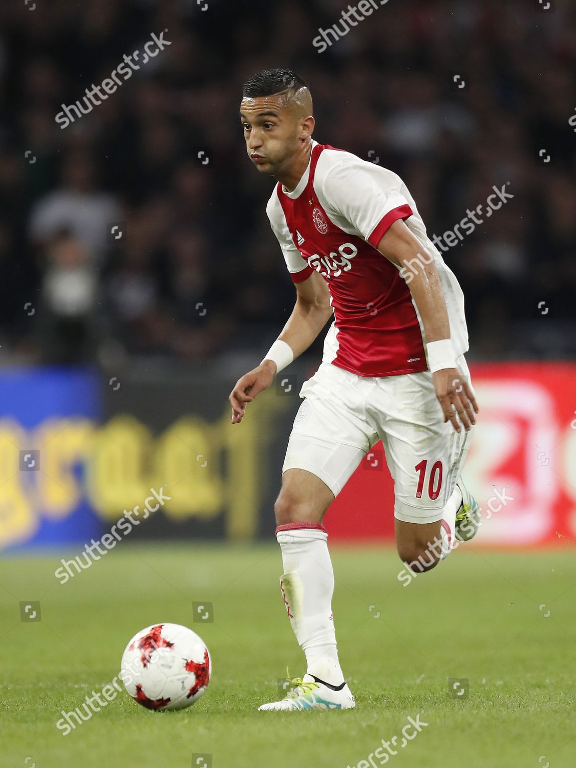 Hakim Ziyech Ajax During Uefa Champions Editorial Stock Photo - Stock ...