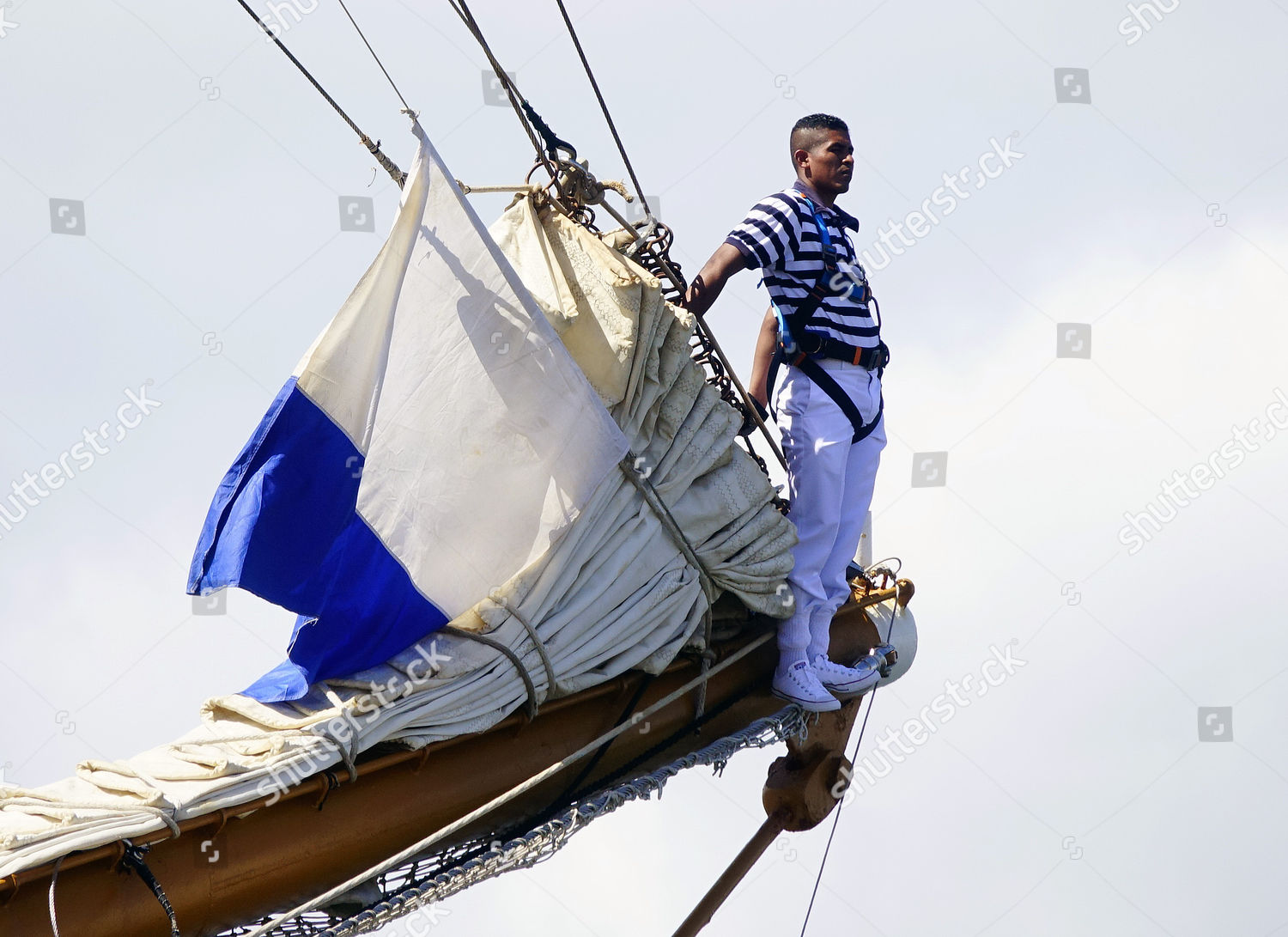 Sailor Mans Yard Arm Arm Cuauhtemoc Editorial Stock Photo - Stock Image ...