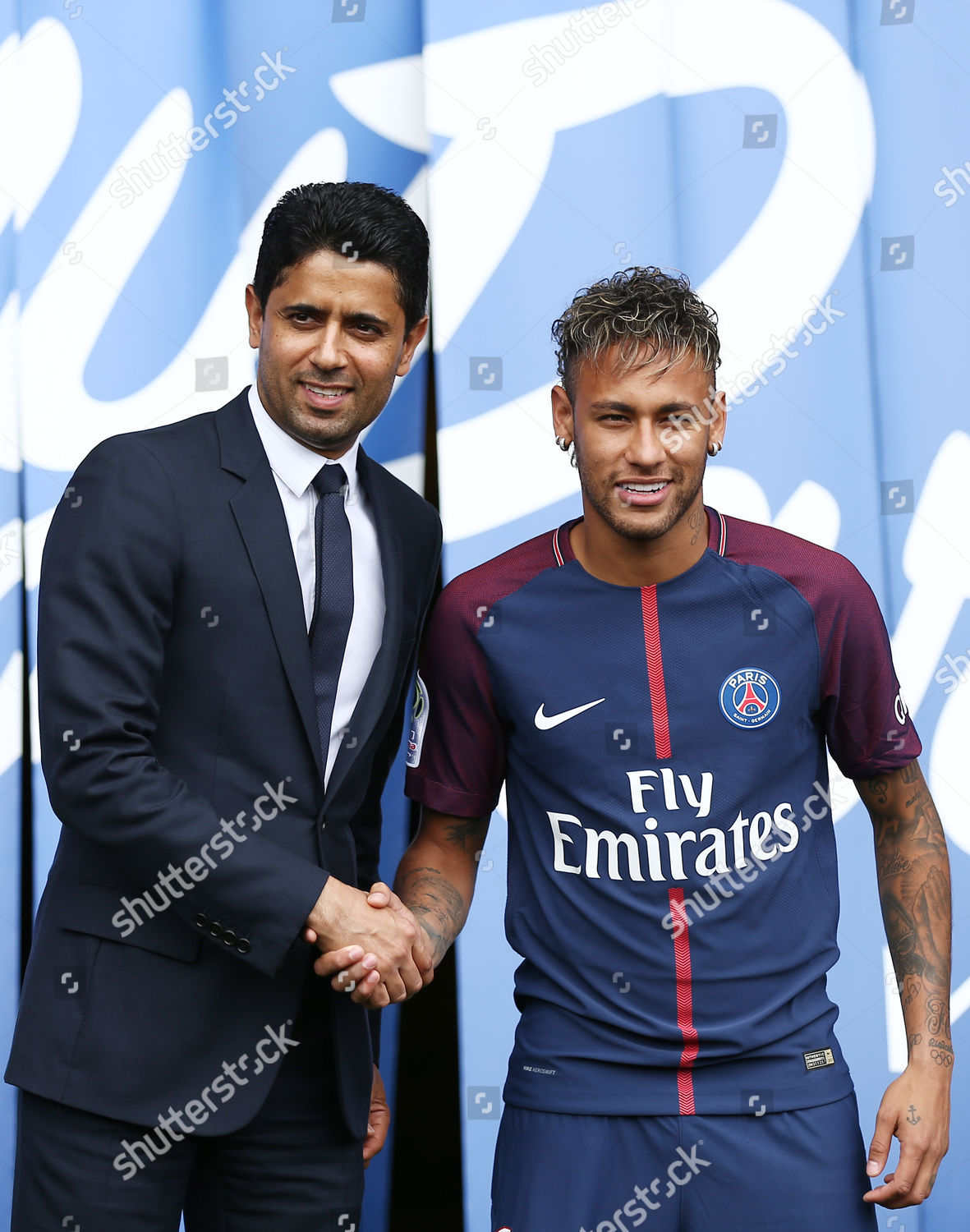 Neymar Jr During Official Presentation Press Editorial Stock Photo ...