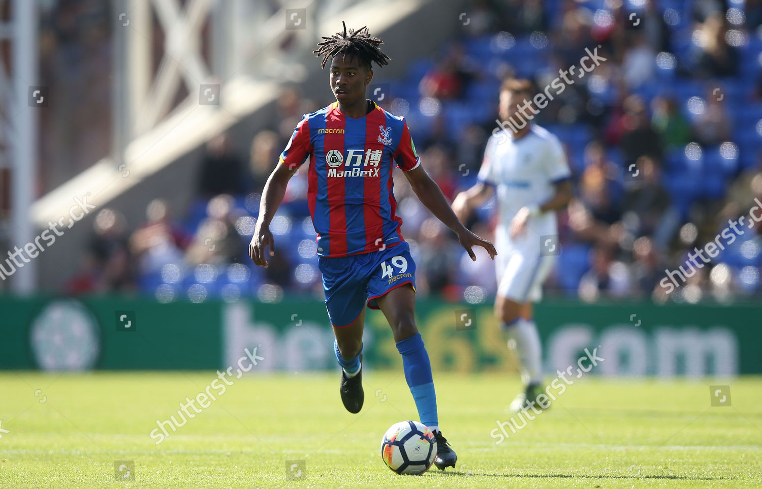 Jason Lokilo Crystal Palace On Ball Editorial Stock Photo - Stock Image ...