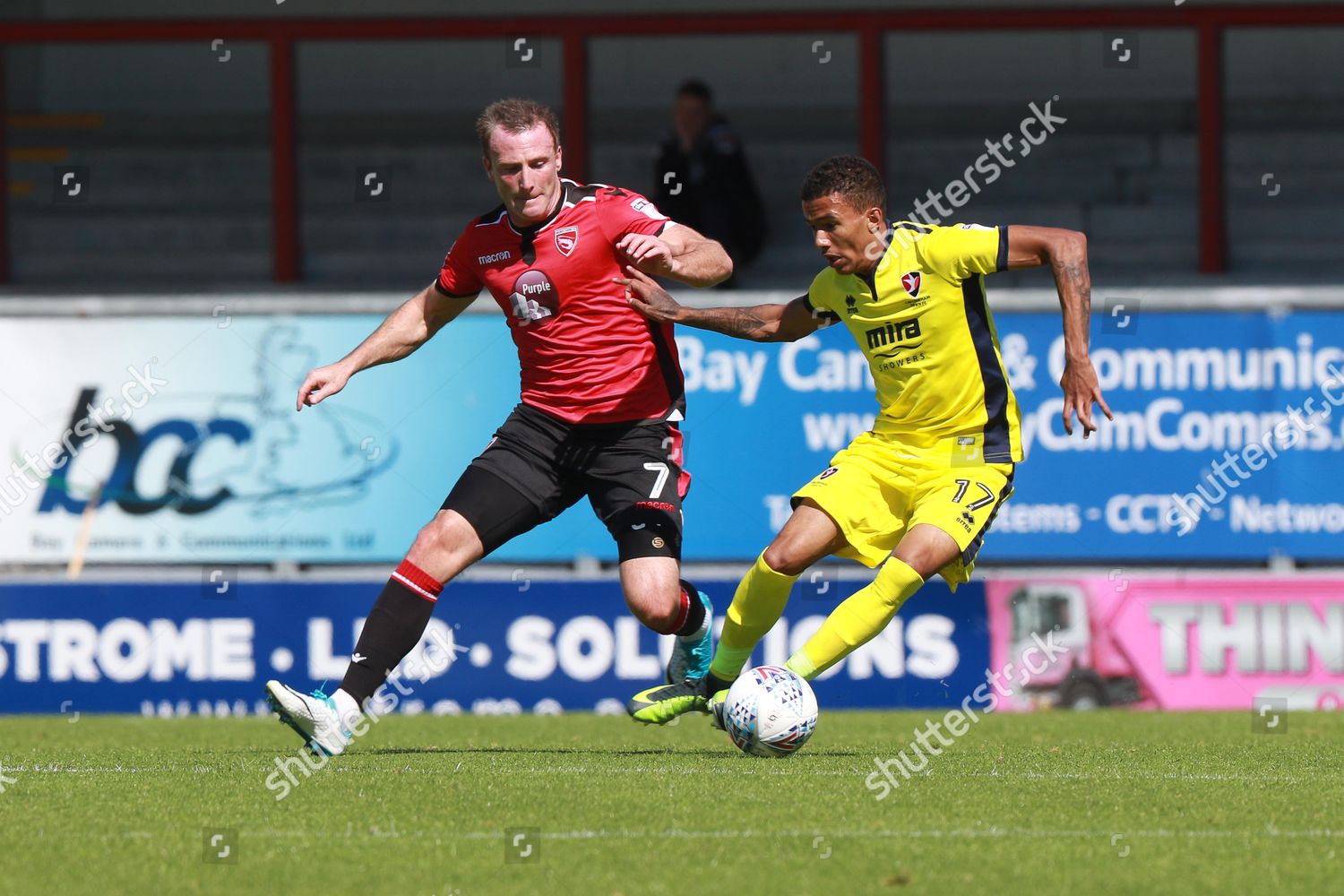 Gary Thompson Jerell Sellars During Efl Editorial Stock Photo - Stock ...