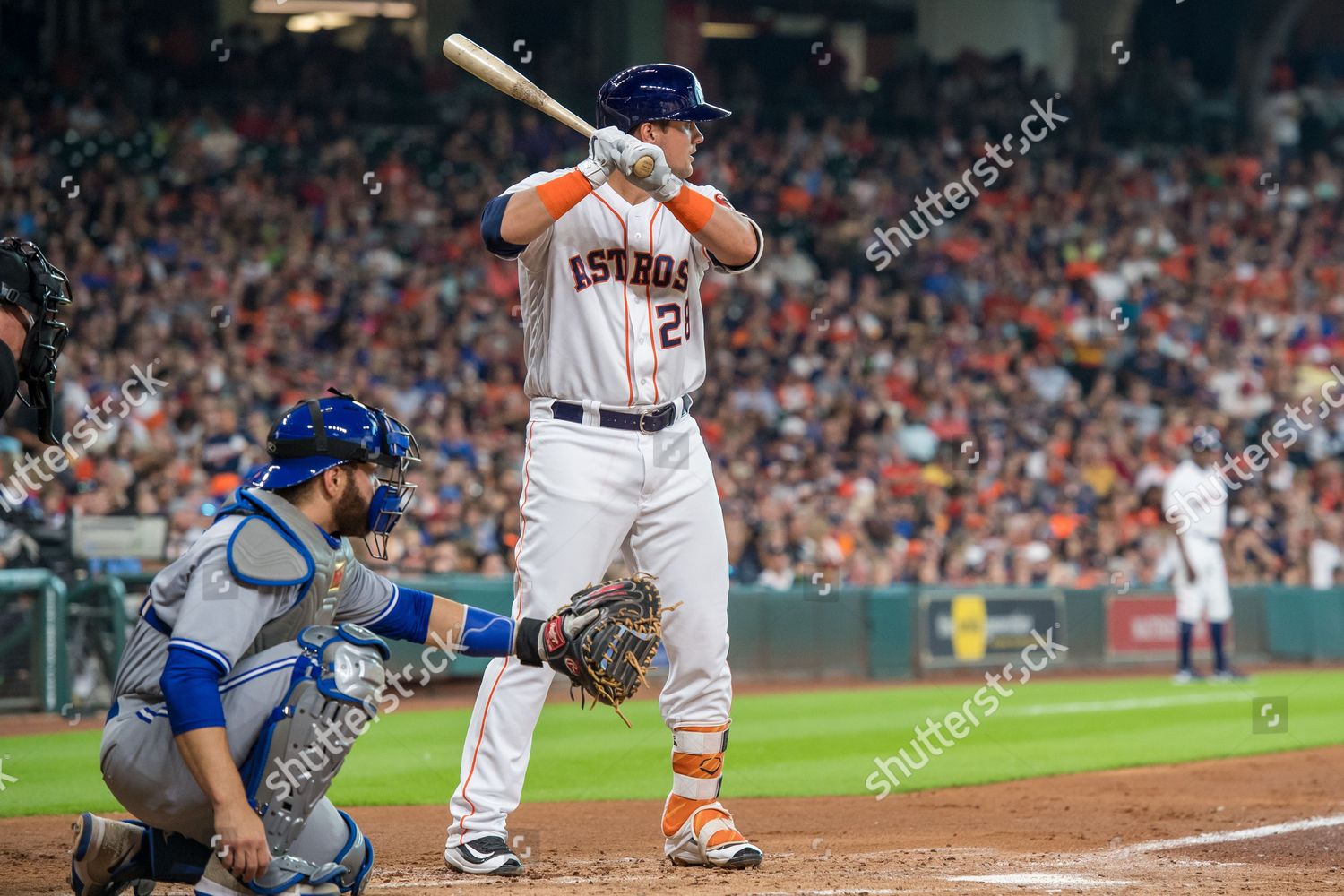 Houston Astros Third Baseman Jd Davis Editorial Stock Photo - Stock ...