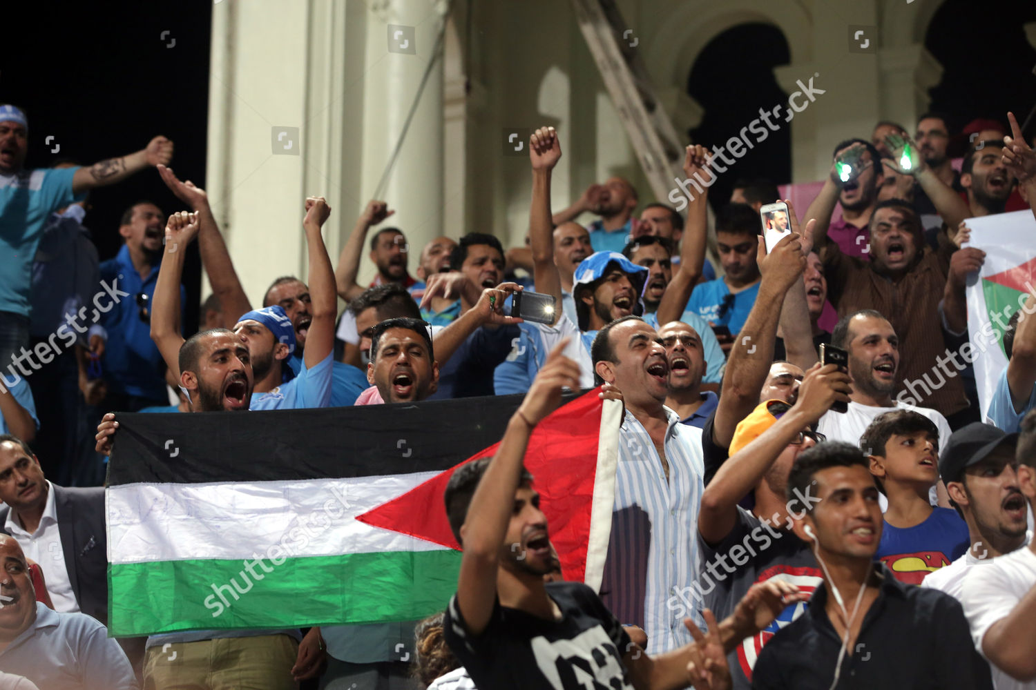 Alfaisaly Fans Cheer During Arab Club Editorial Stock Photo - Stock ...