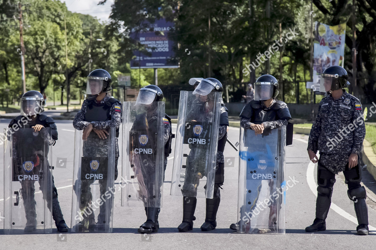 Members Bolivarian National Police Corps Cpnb Editorial Stock Photo ...