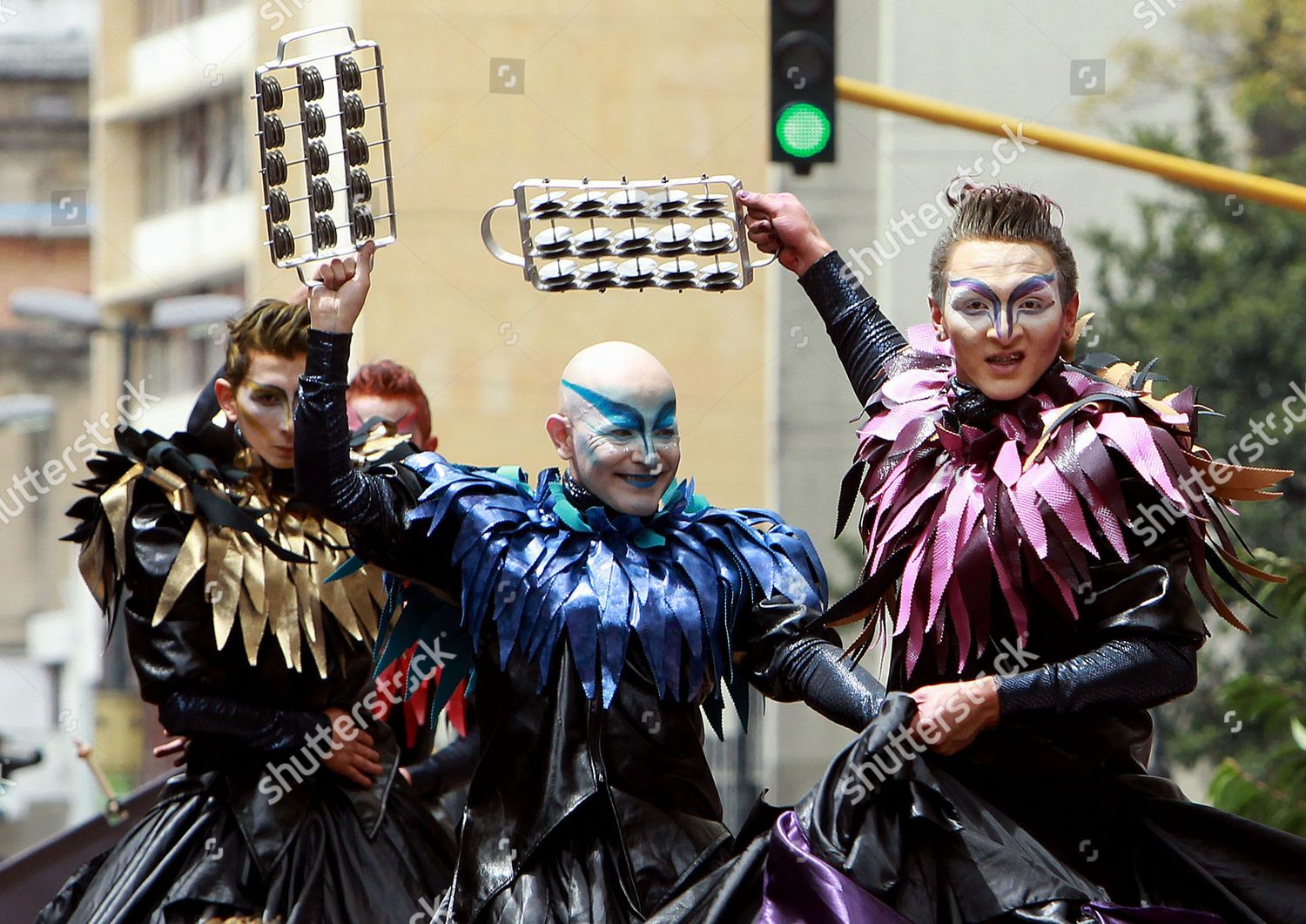 Actors Dancers Parade On Street Part Editorial Stock Photo - Stock ...