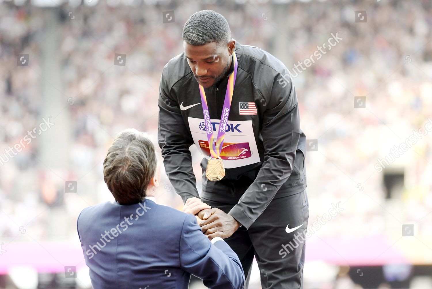 Iaaf President Lord Sebastian Coe Gold Editorial Stock Photo - Stock ...