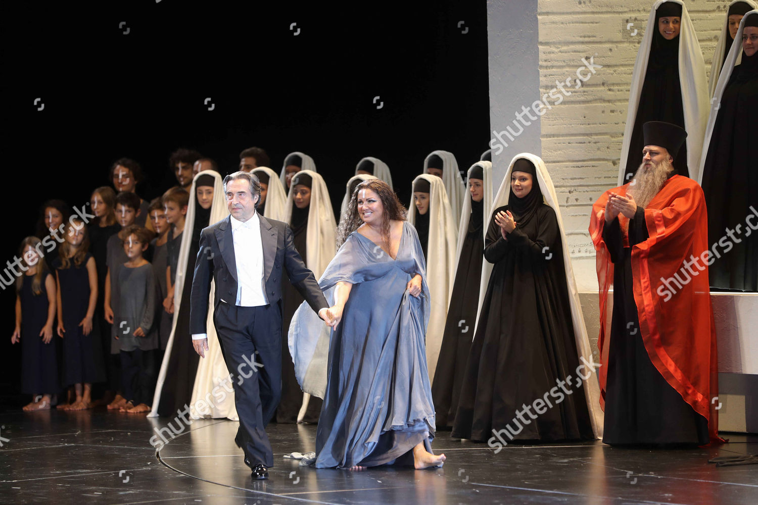 Ricardo Muti Anna Netrebko Editorial Stock Photo - Stock Image ...