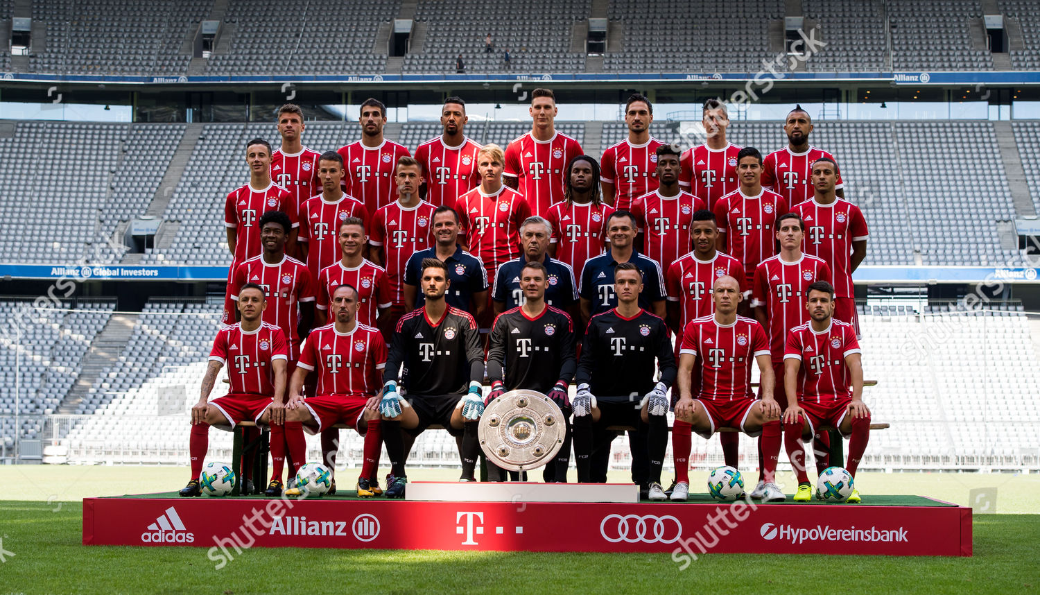 Team Players Fc Bayern Munich First Editorial Stock Photo - Stock Image ...