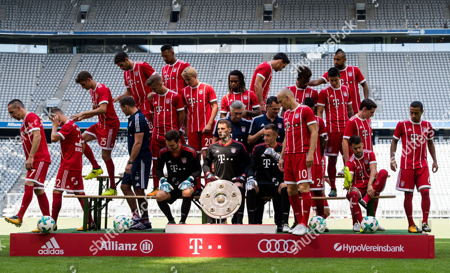 Team Players Fc Bayern Munich First Editorial Stock Photo - Stock Image ...
