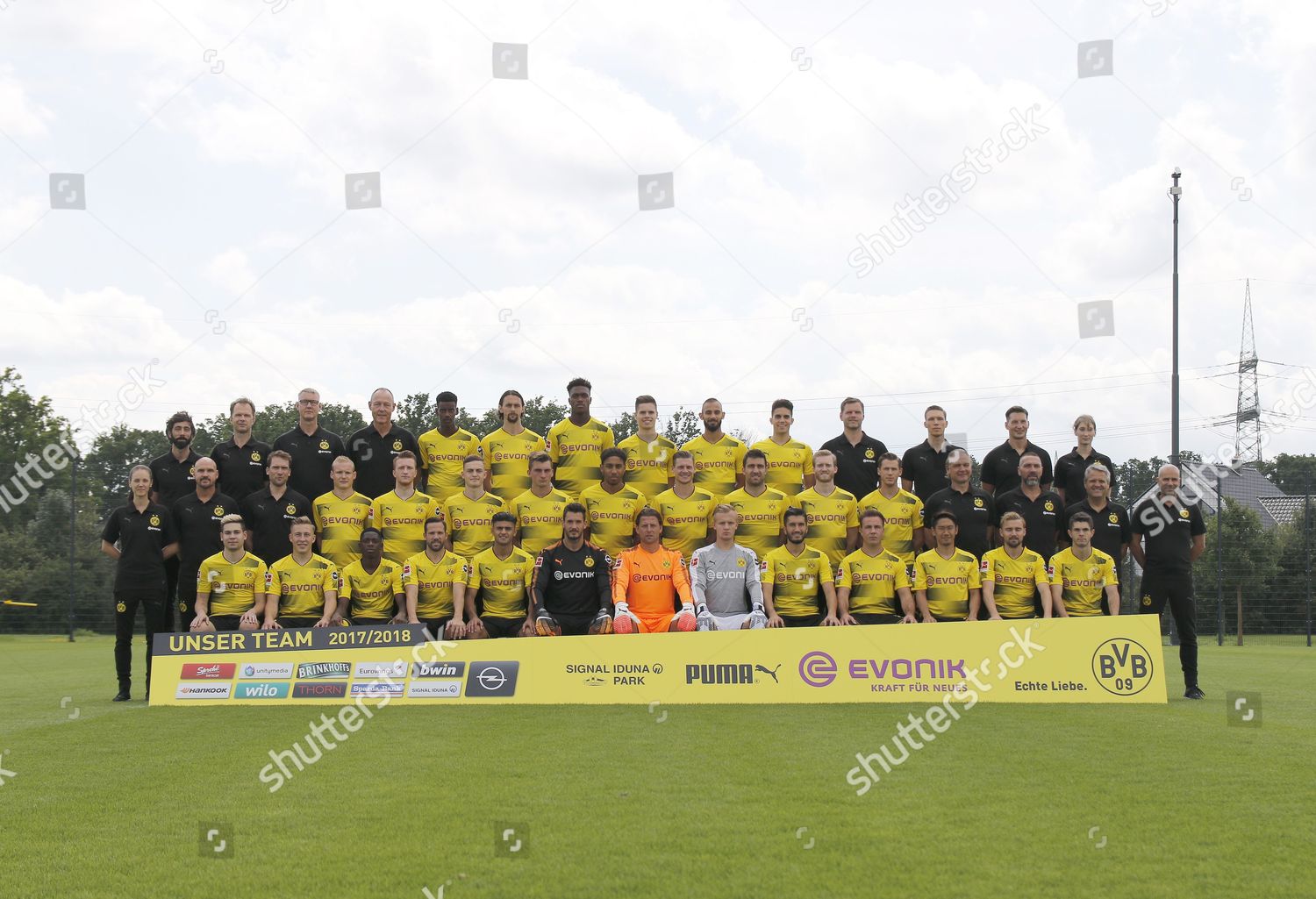 Borussia Dortmund Players Staff Pose Team Editorial Stock Photo - Stock ...