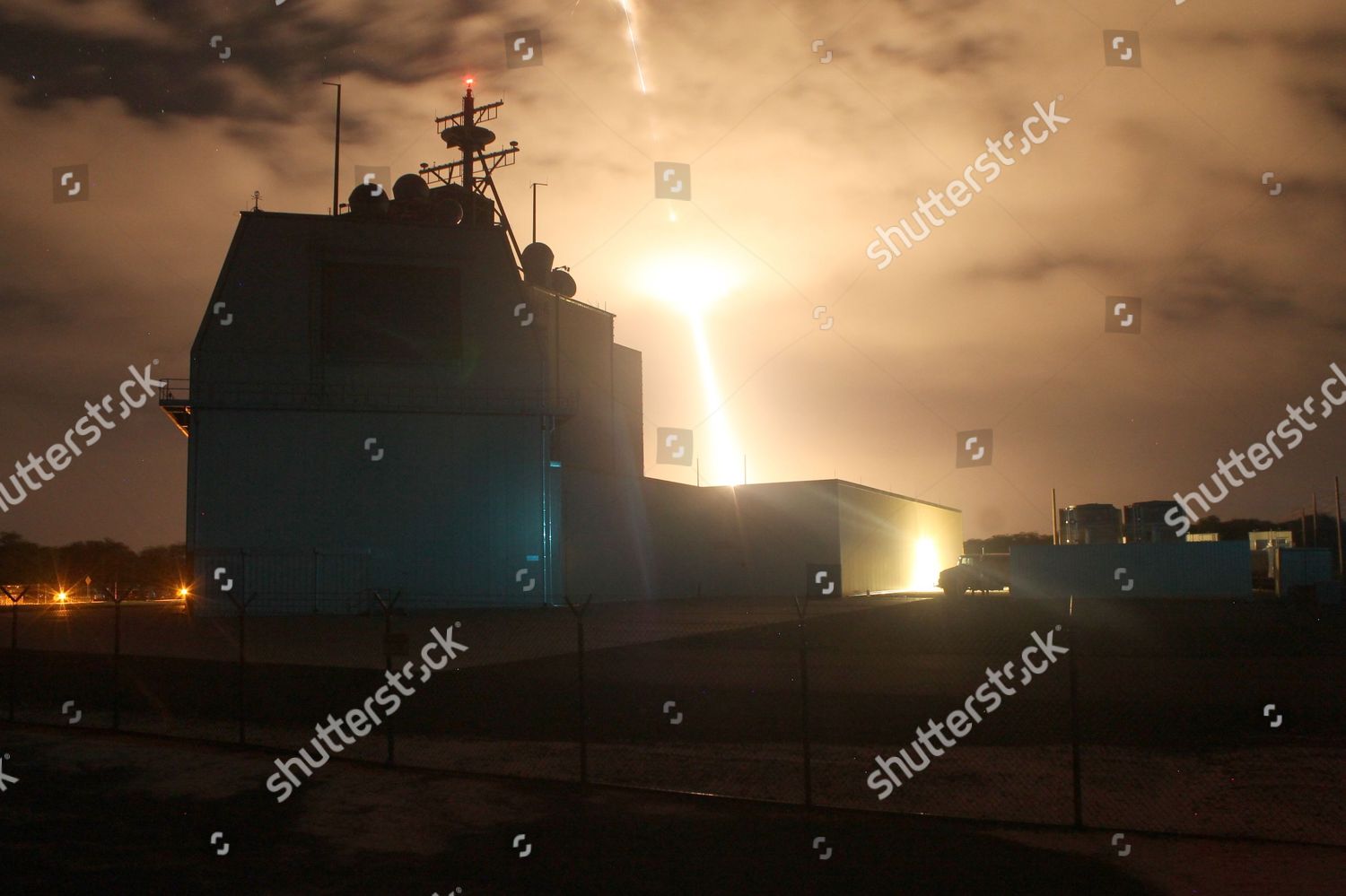 Missile Defense Agency Mda Ballistic Missile Editorial Stock Photo ...