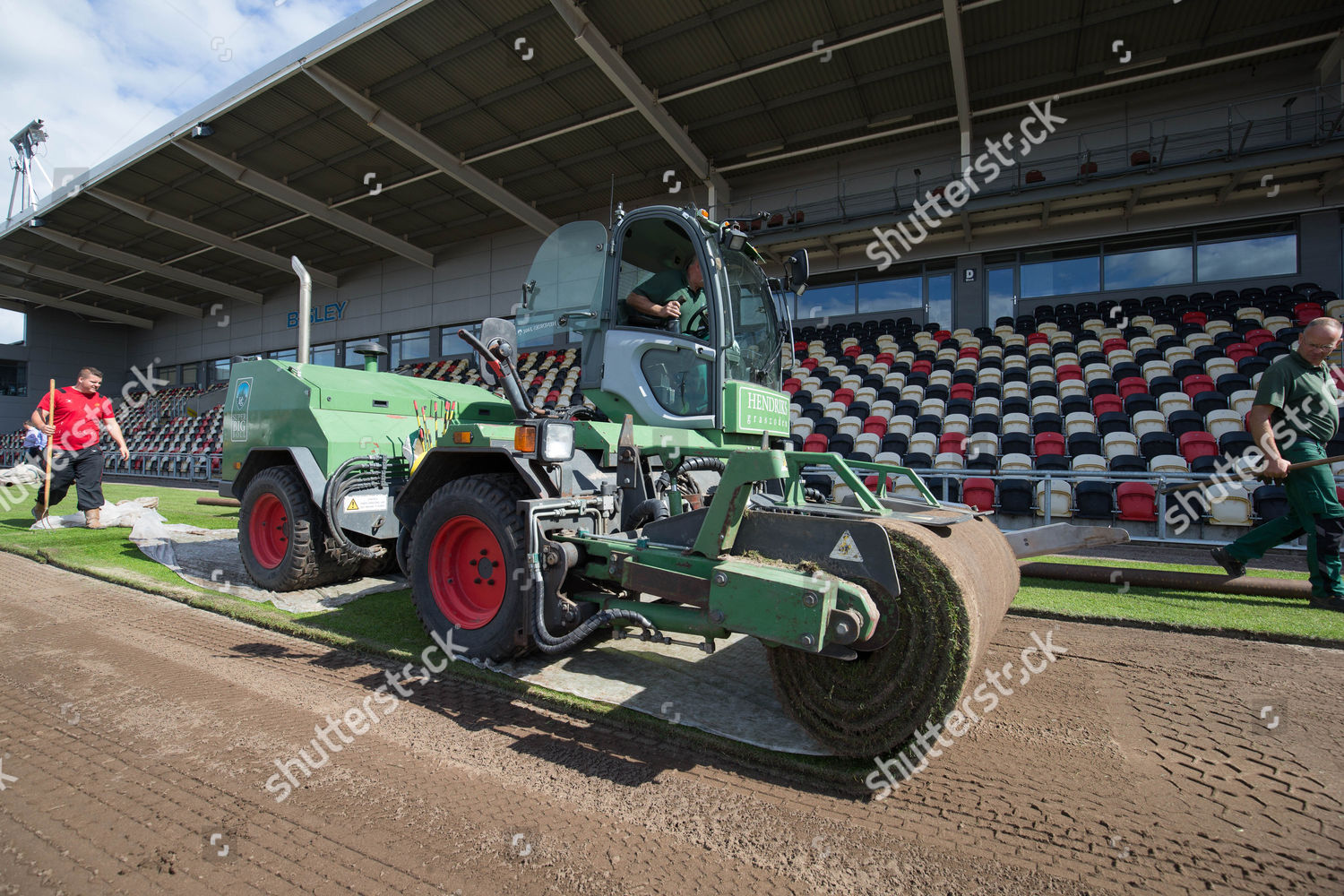 New Turf Installed Rodney Parade Editorial Stock Photo - Stock Image ...