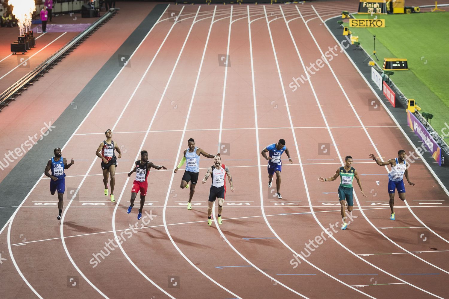 Ameer Webb Usa Abdul Hakim Sani Editorial Stock Photo - Stock Image ...