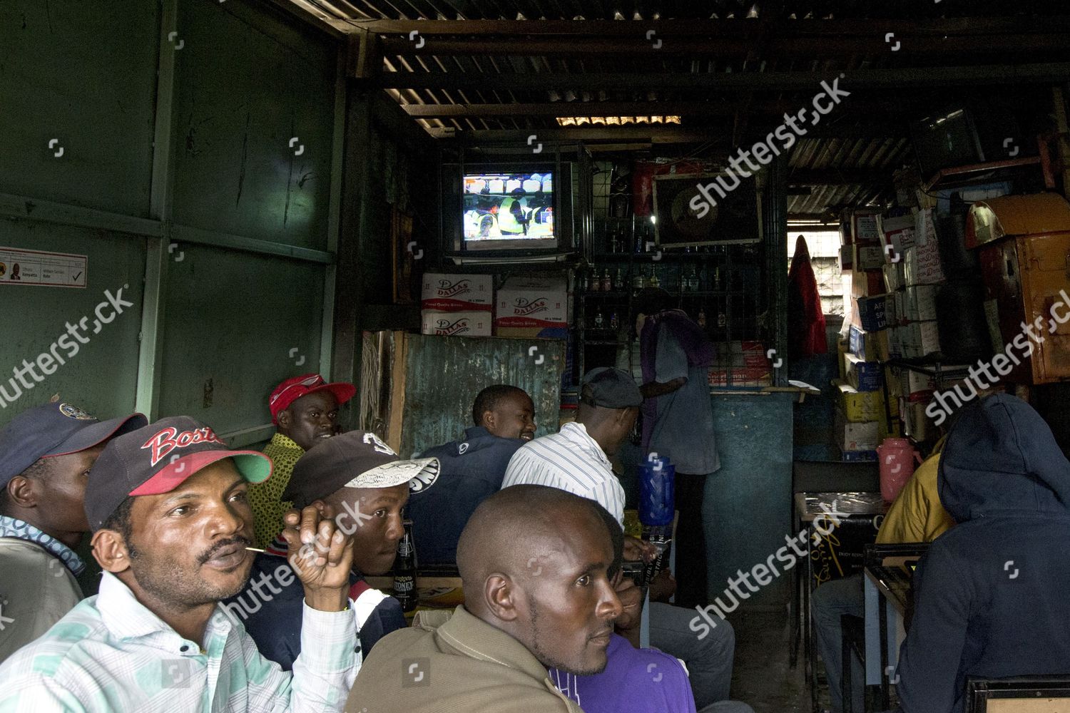 Supporters President Uhuru Kenyatta Crowd Into Editorial Stock Photo ...