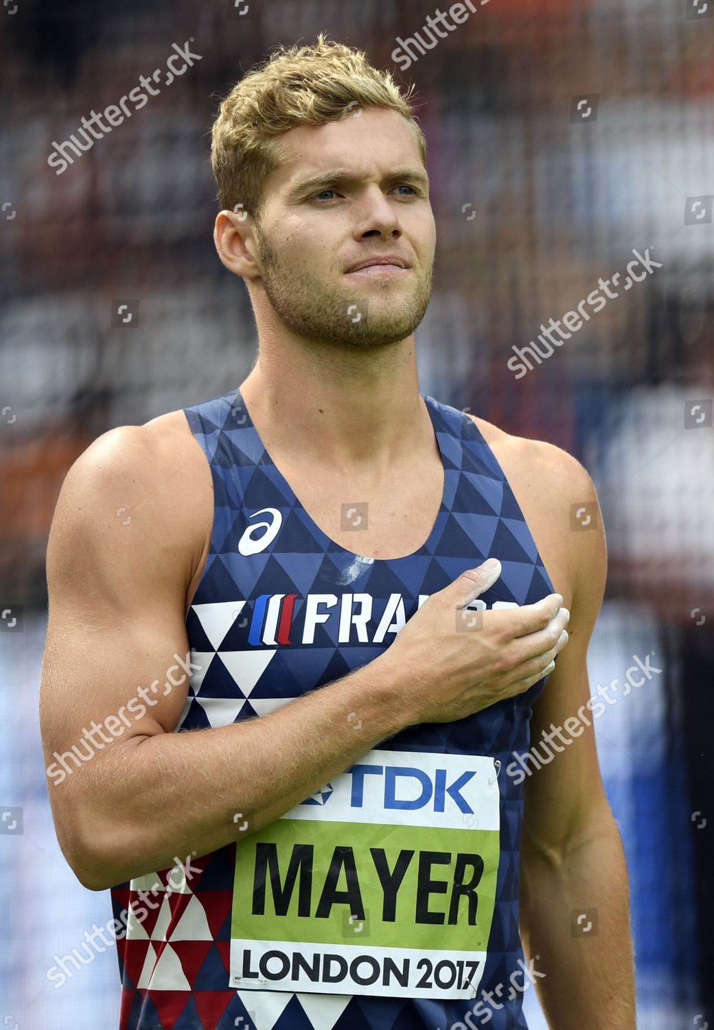 Kevin Mayer France Competes Discus Throw Editorial Stock Photo - Stock ...