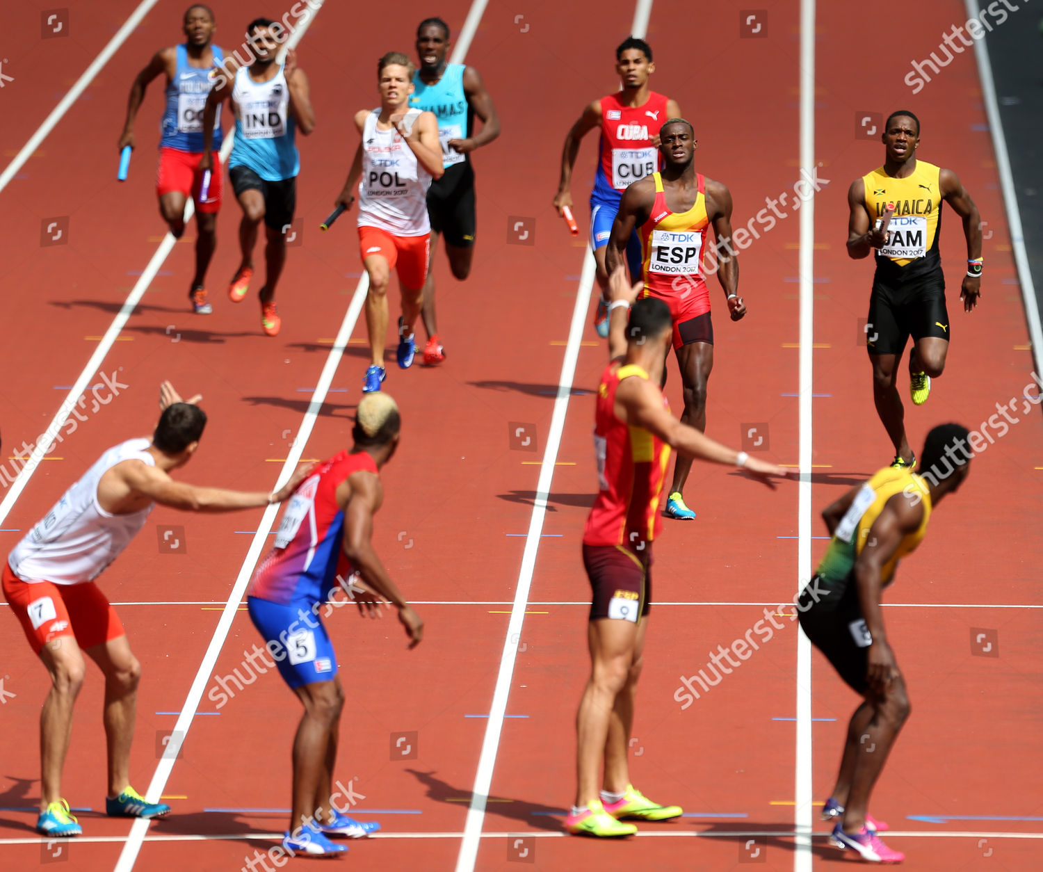 General View During Mens 4x400 Meters Editorial Stock Photo - Stock ...