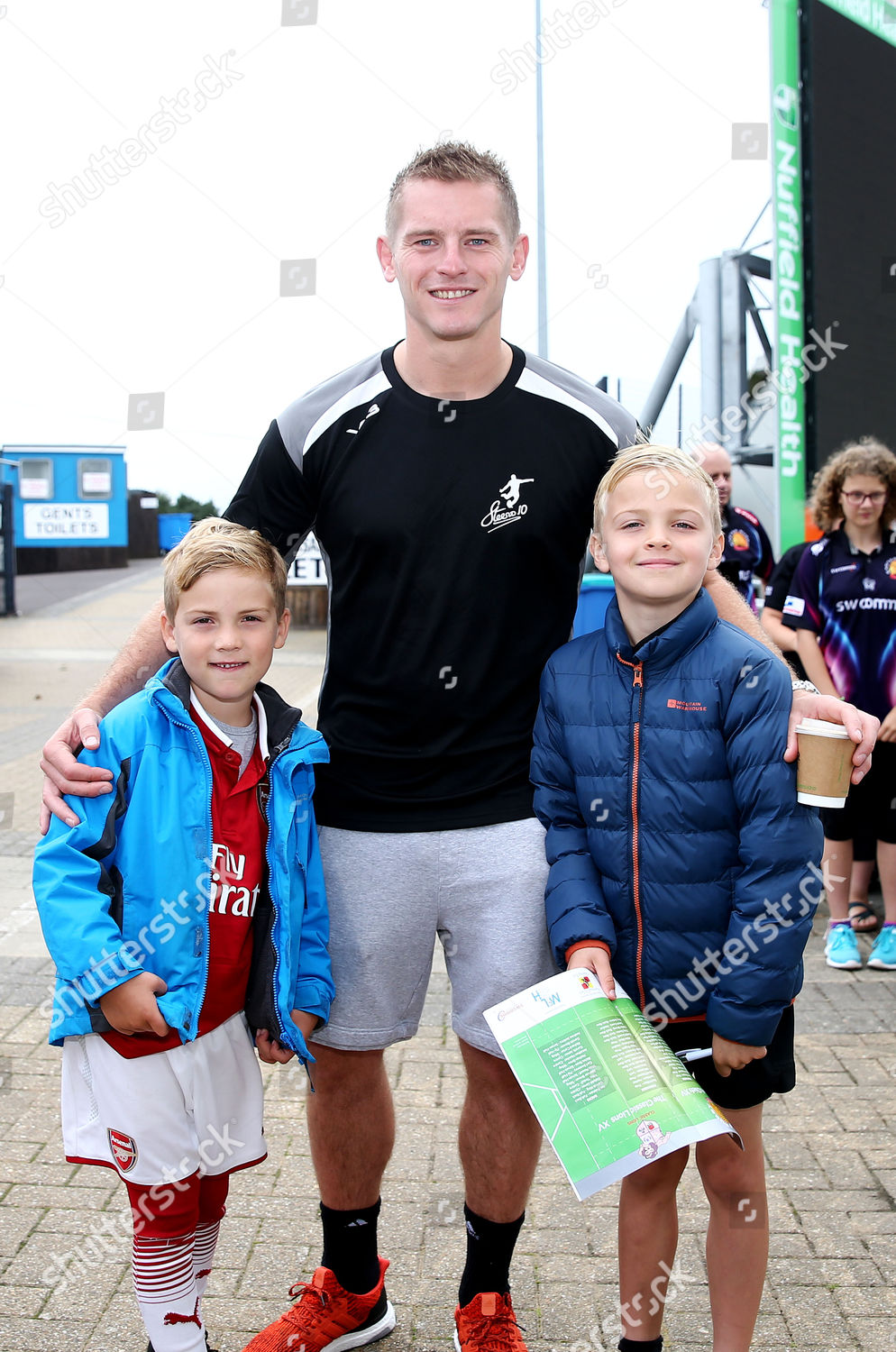 Gareth Stevenson Poses His Fans Ahead Editorial Stock Photo - Stock ...
