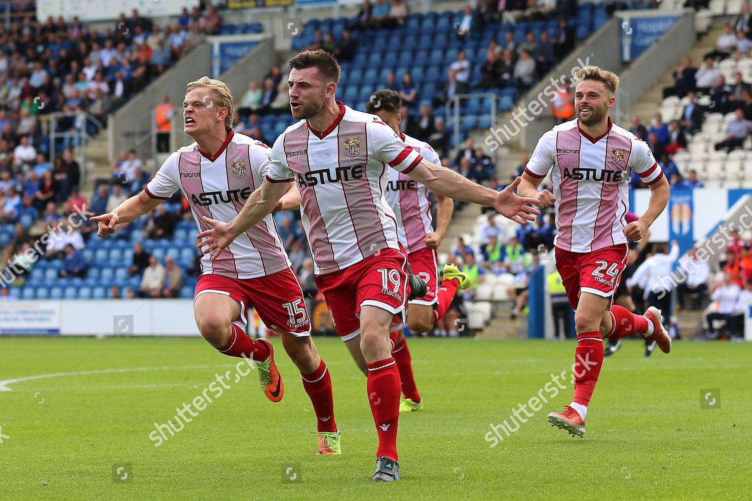 Danny Newton Stevenage Stevenage Scores First Editorial Stock Photo ...