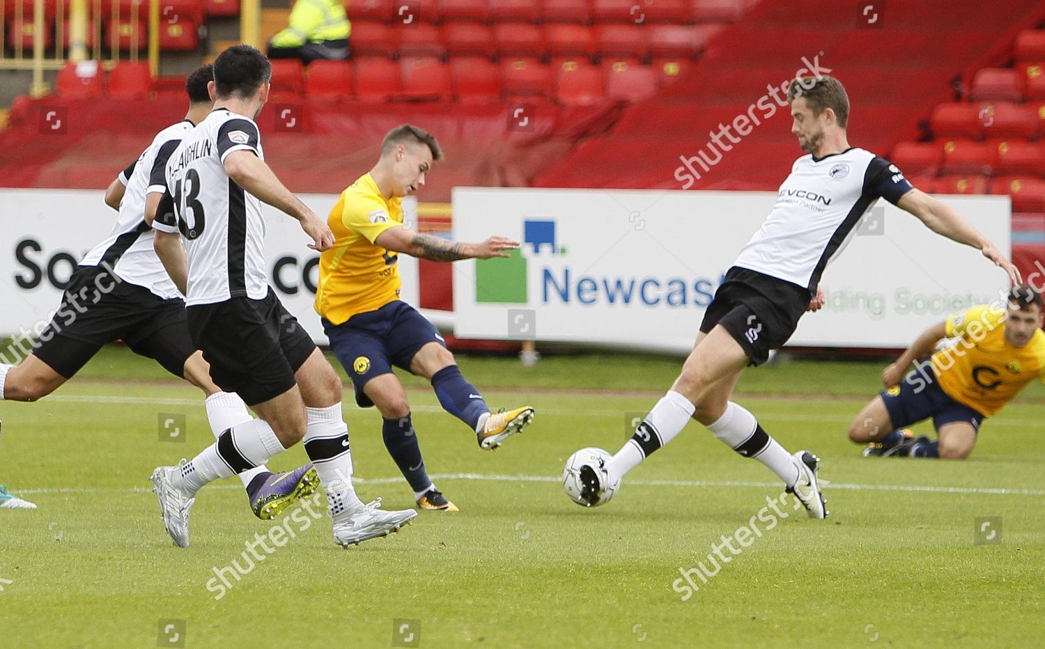 Torquay United Player Sam Chaney Shoots Editorial Stock Photo - Stock ...
