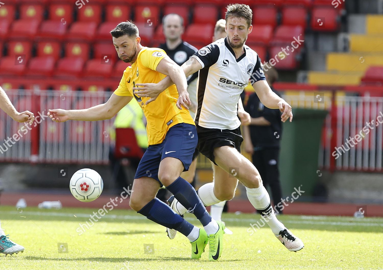 Torquay United Player Andy Haworth Shields Editorial Stock Photo ...