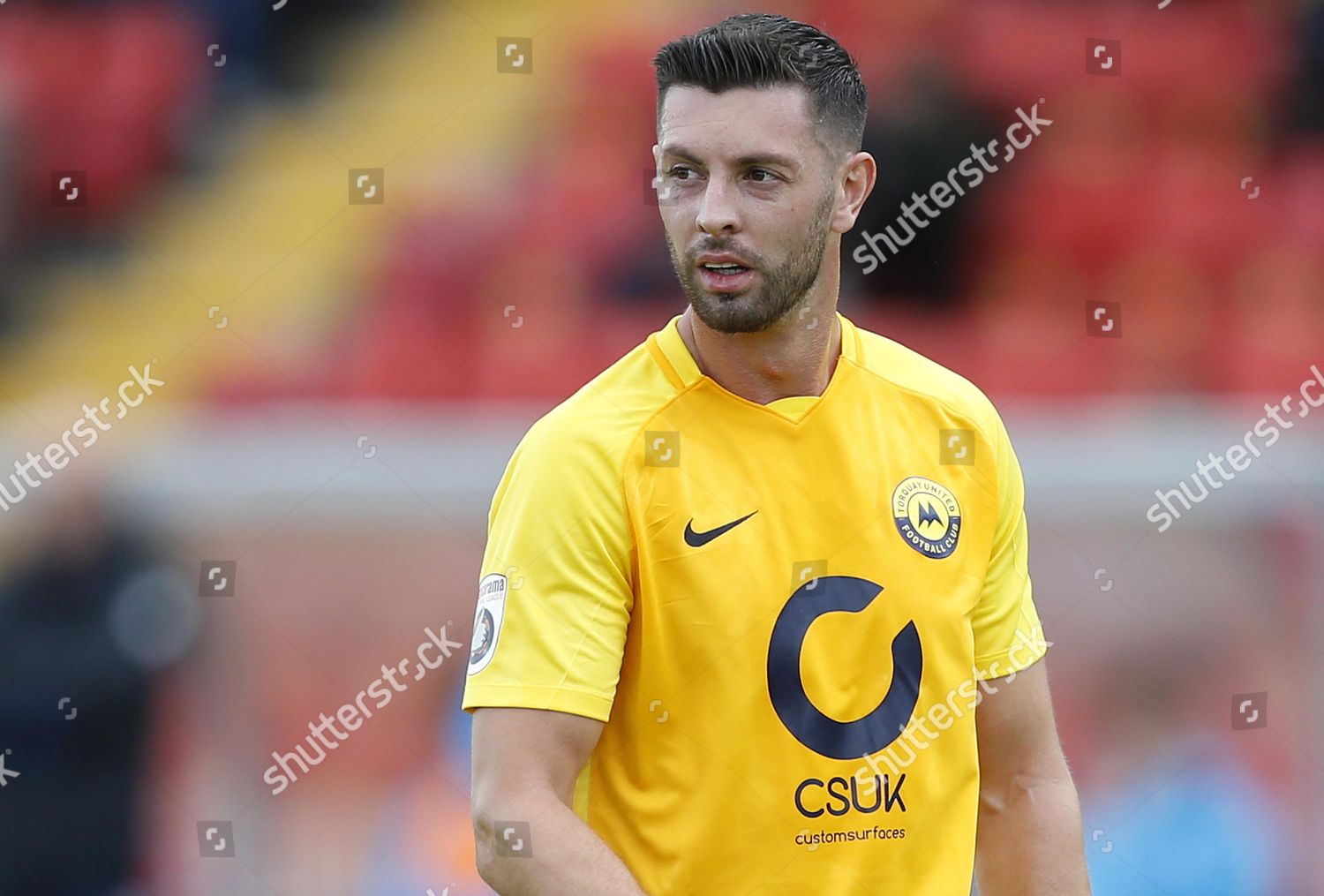 Torquay United Player Andy Haworth During Editorial Stock Photo - Stock ...
