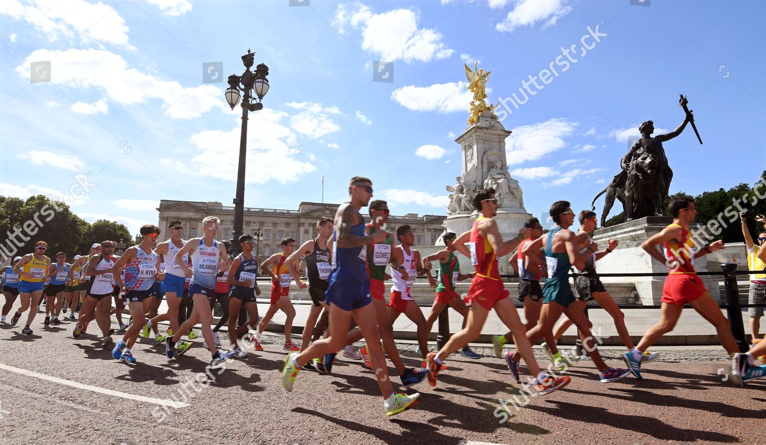 Athletes Compete Mens 20km Race Walk Editorial Stock Photo - Stock ...