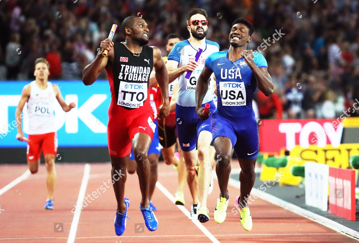 Lalonde Gordon Fred Kerley Editorial Stock Photo - Stock Image ...