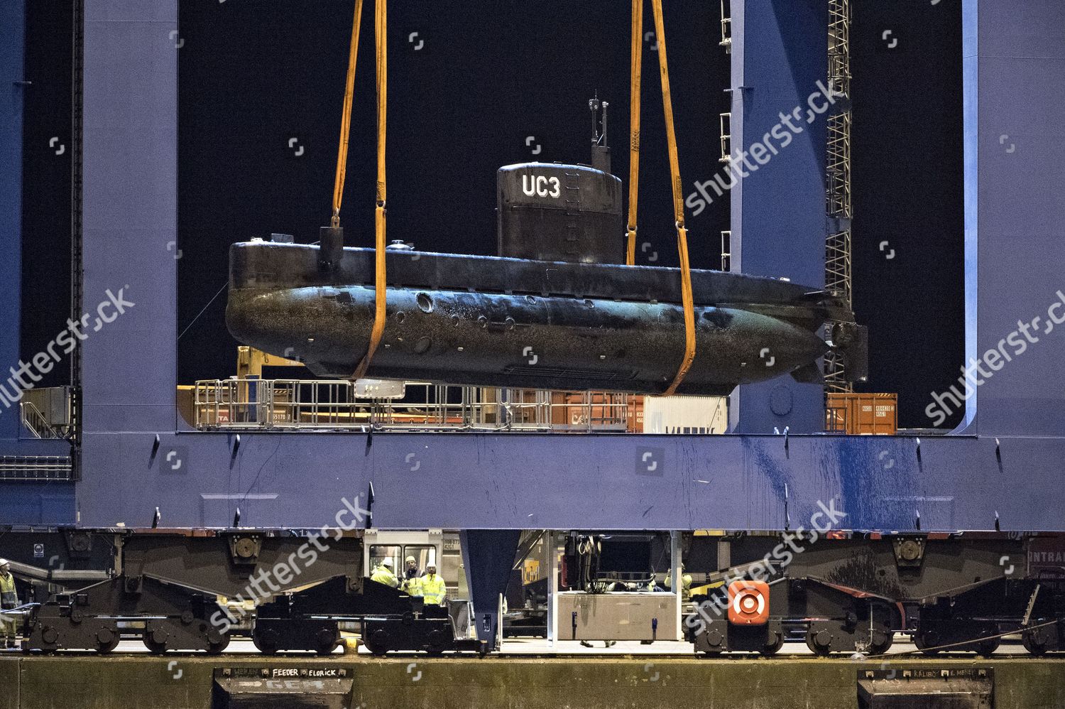 Submarine Uc3 Nautilus Lifted Onto Block Editorial Stock Photo - Stock ...