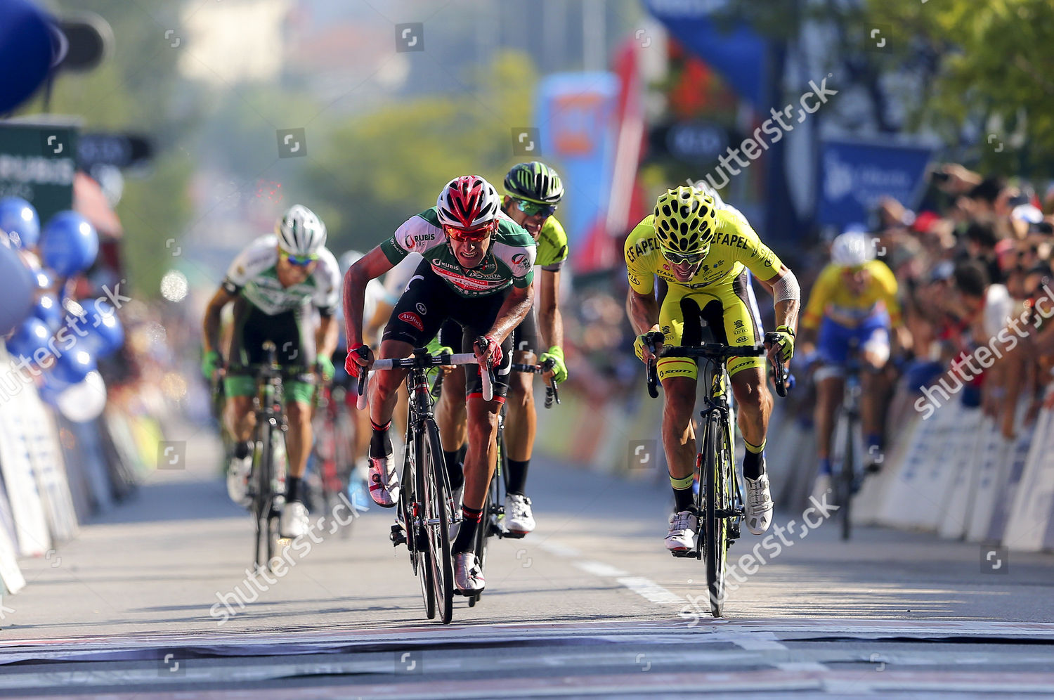 Spanish Cyclist Louletano Team Vicente Garcia Editorial Stock Photo ...