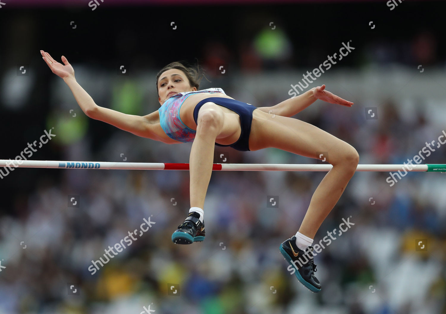 Maria Lasitskene Competes Final Womens High Editorial Stock Photo ...