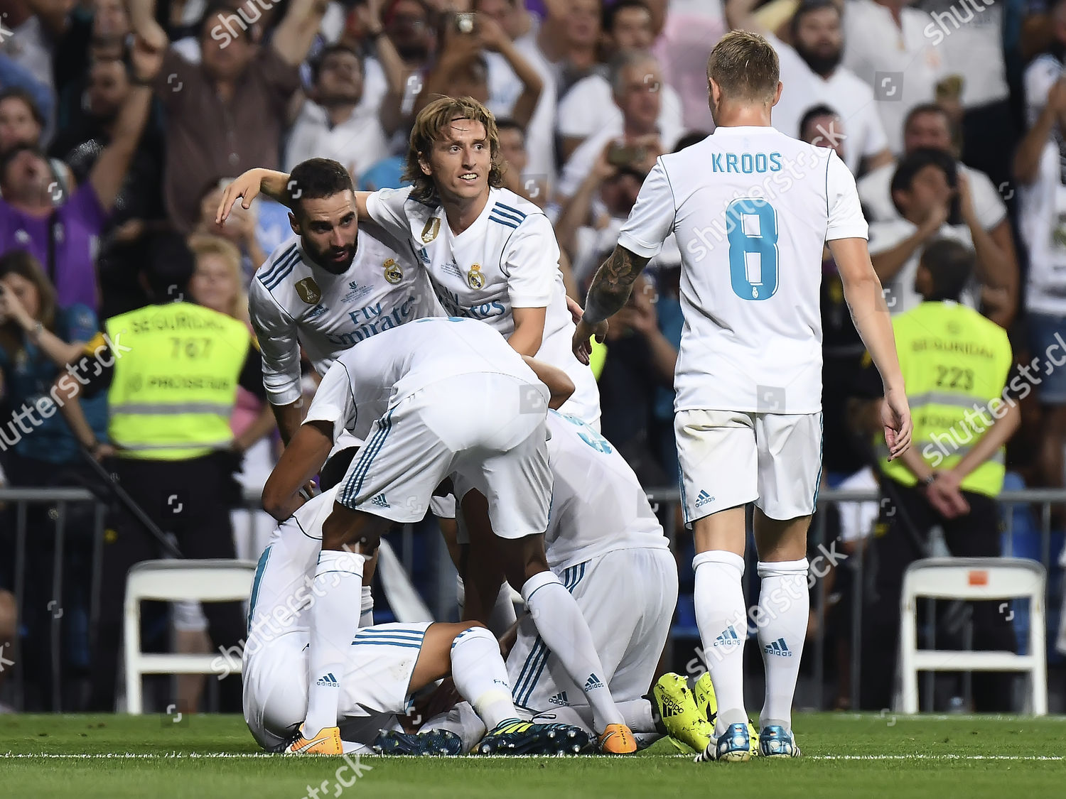 Daniel Carvajal Luka Modric Toni Kroos Editorial Stock Photo - Stock ...