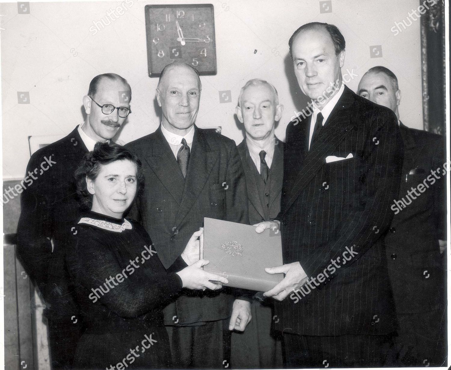 Lord Rothermere Receives Autographed Presentation Album Editorial Stock ...