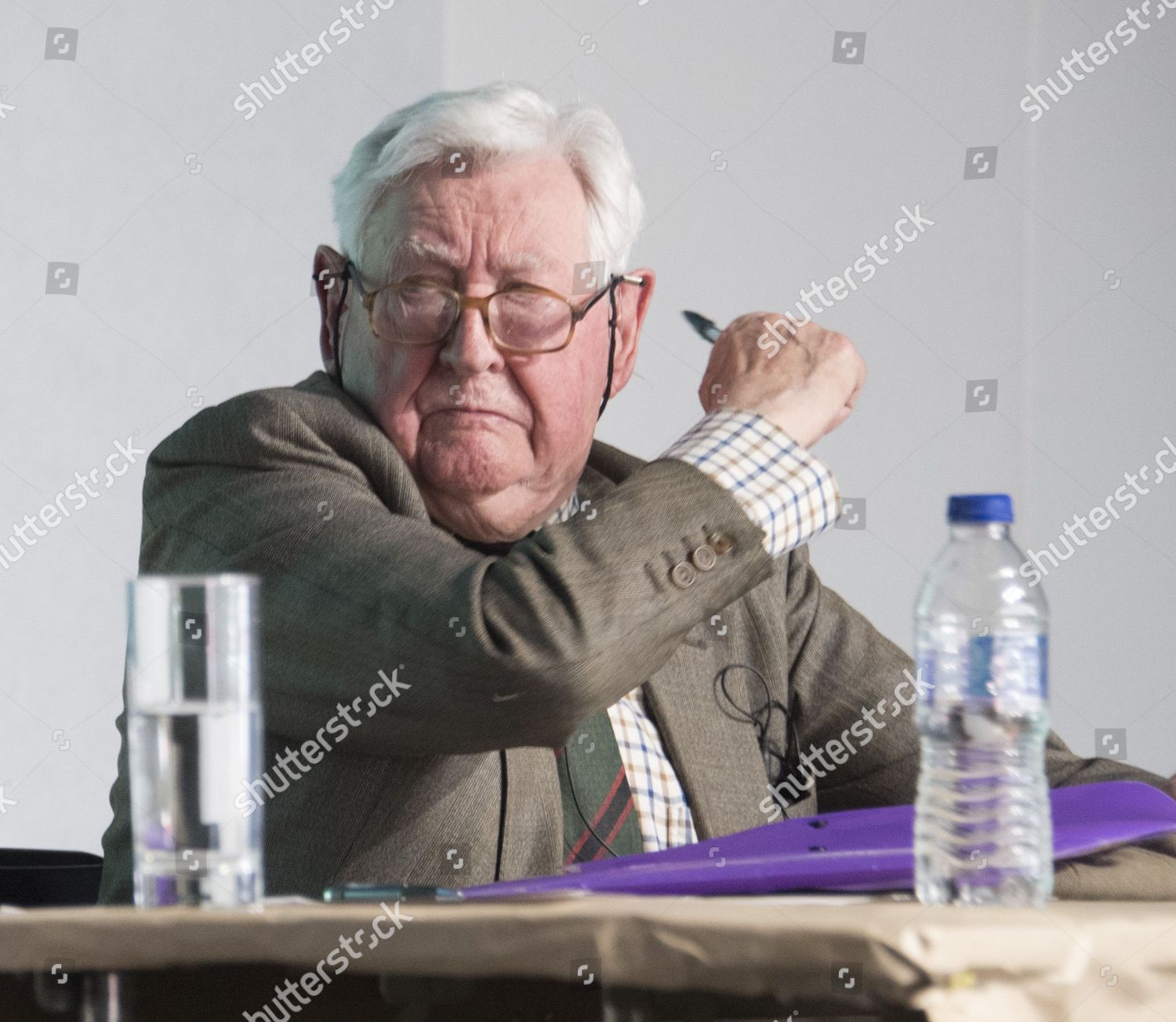 Field Marshall Lord Edwin Bramall Describes Editorial Stock Photo ...