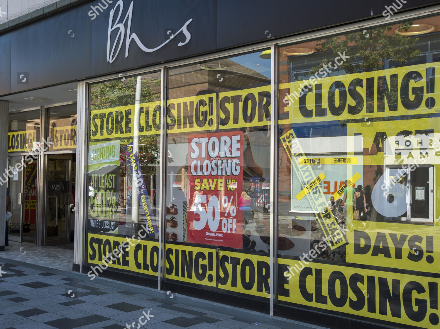 Bhs Store Slough Which Due Close Editorial Stock Photo - Stock Image ...