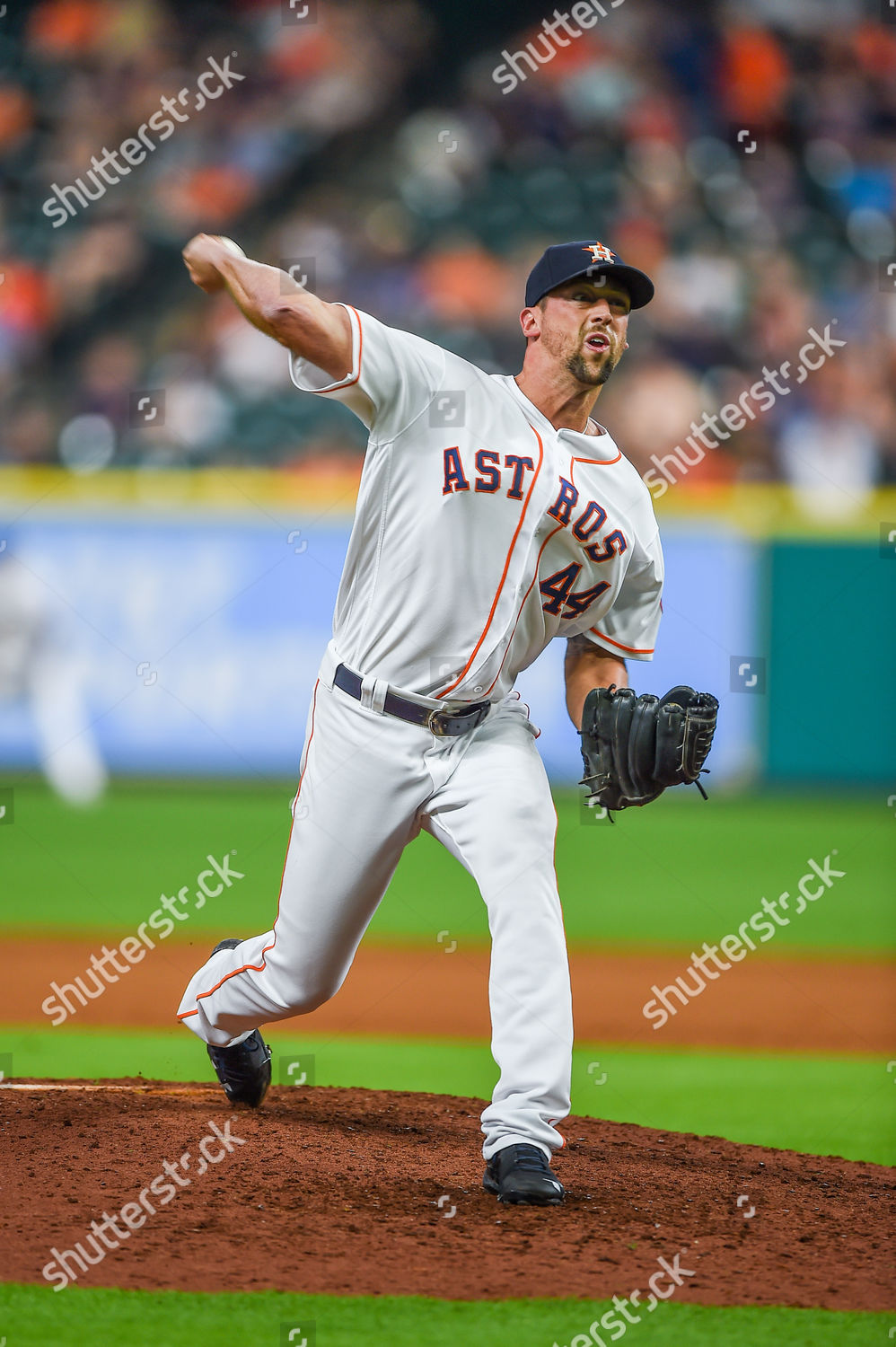 Houston Astros Relief Pitcher Luke Gregerson Editorial Stock Photo ...