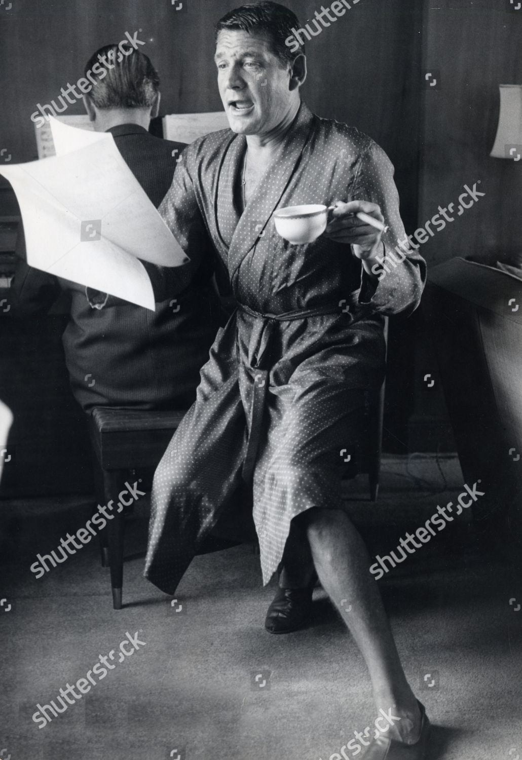 Gene Barry Pictured Rehearsing His Savoy Editorial Stock Photo - Stock ...